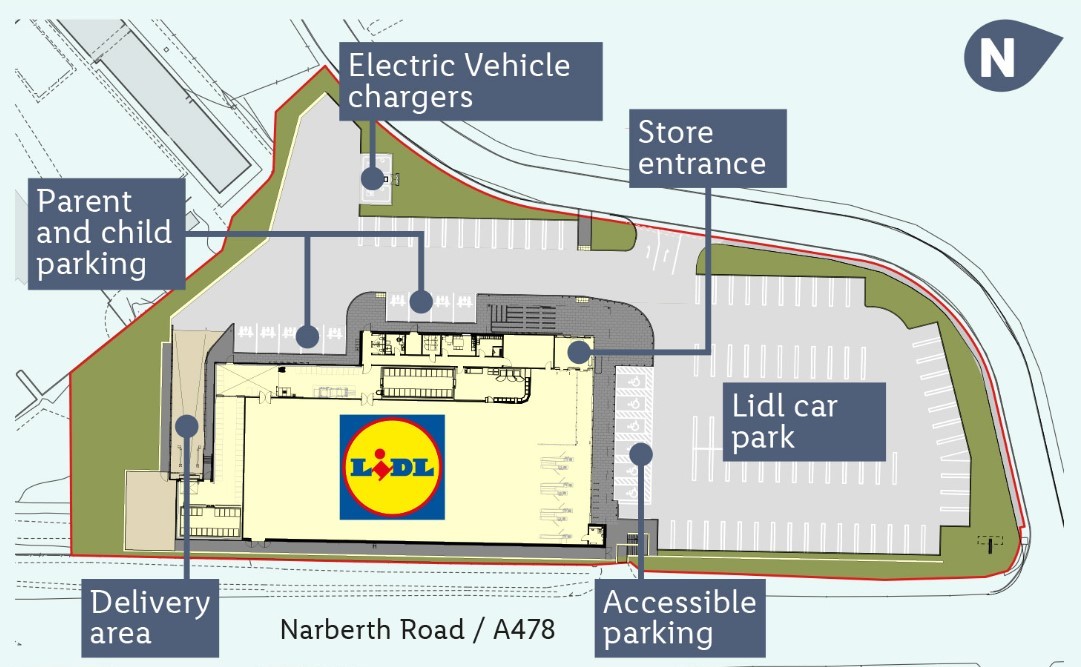 Consultation launched on new Lidl store at New Hedges, near Tenby ...
