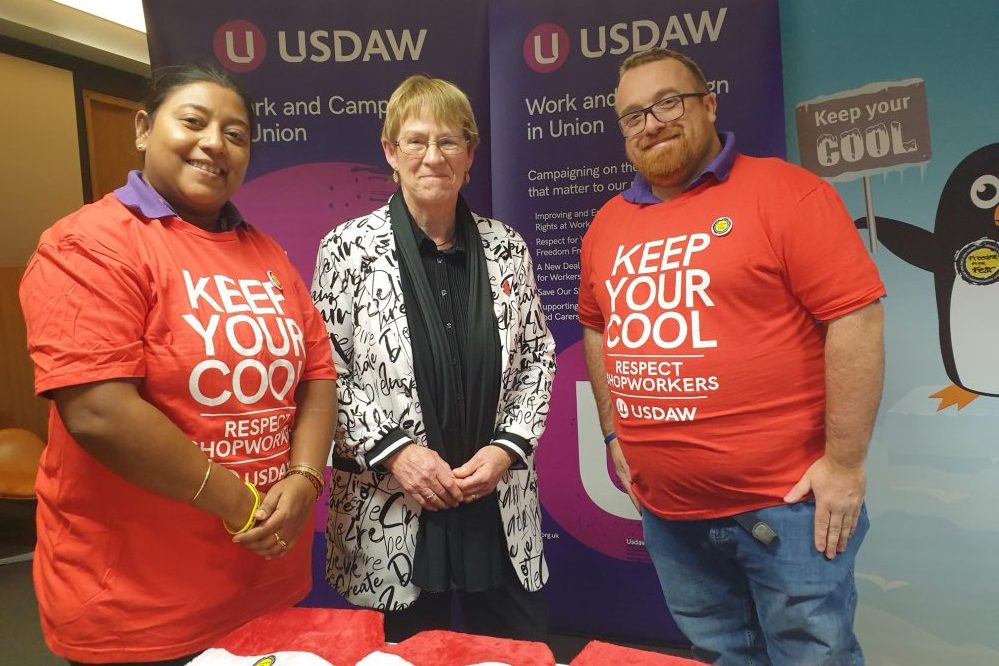 Eluned and Joyce back Christmas campaign to respect shop workers ...