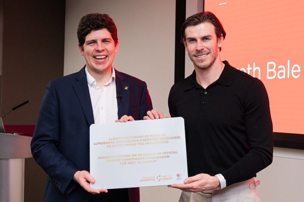 Gareth Bale appointed new Cardiff Conference Ambassador at Wales Week London event - Herald.Wales
