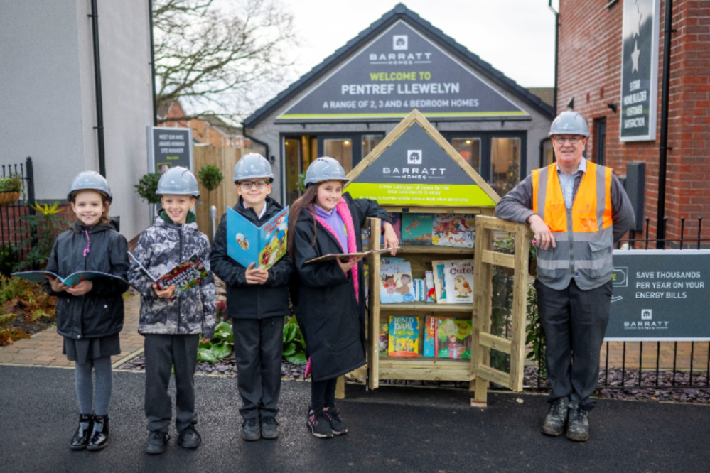 Local housebuilder lays the foundation for young readers this World ...