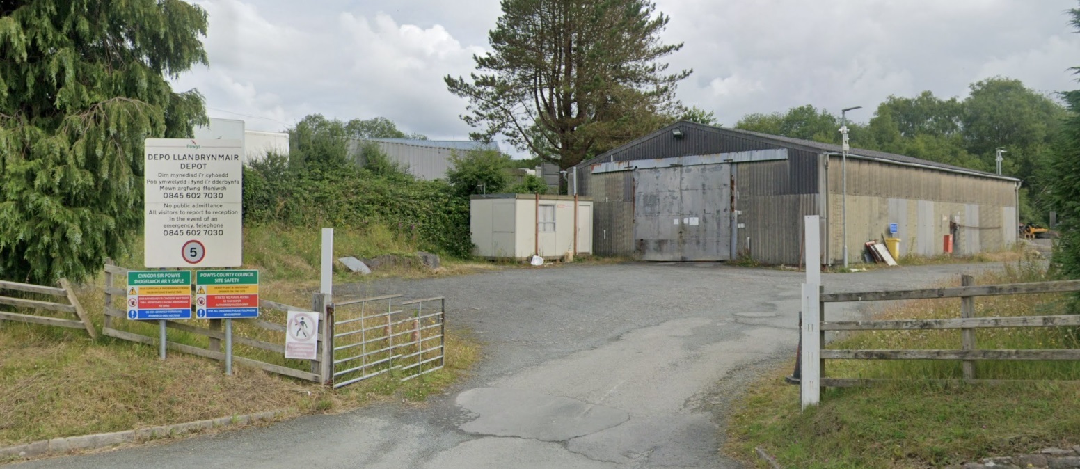 Powys Council set to sell former highways depot in Llanbrynmair ...