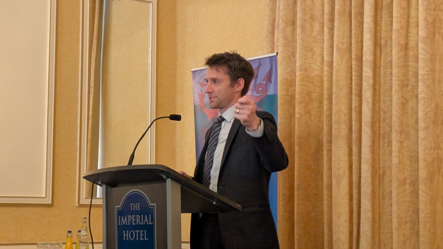 Sam Rowlands MS at the Welsh Conservative Policy Forum in North Wales ...