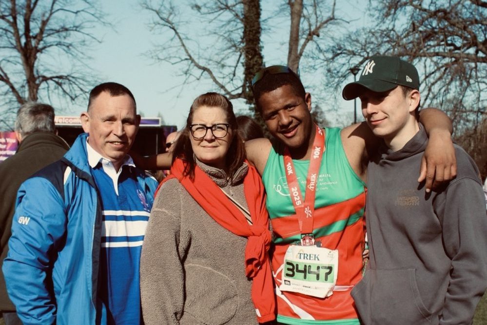 Alex completes Gloucester 10k as thank you to medics - Herald.Wales