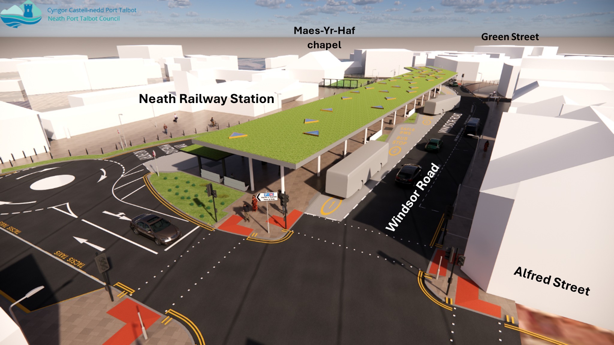 Images released for proposed new integrated bus and rail station in ...