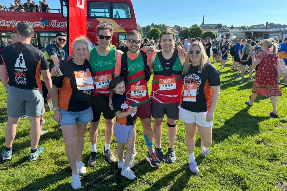 Chester Half Marathon turns into family reunion for brothers-in-law ...