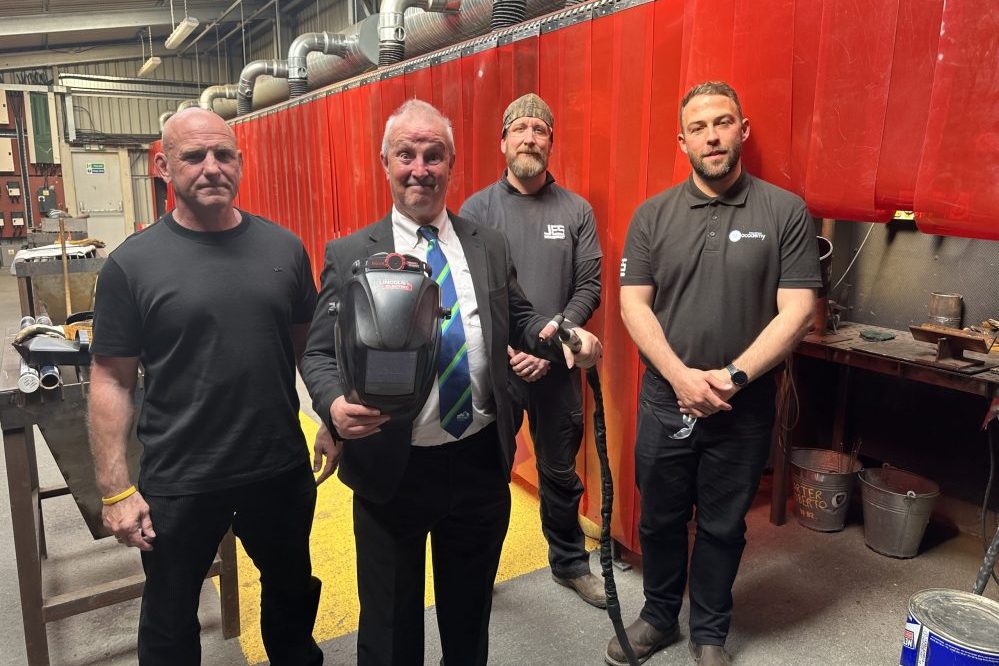 Neath Port Talbot Leader visits JES Group’s Skills Academy to champion ...