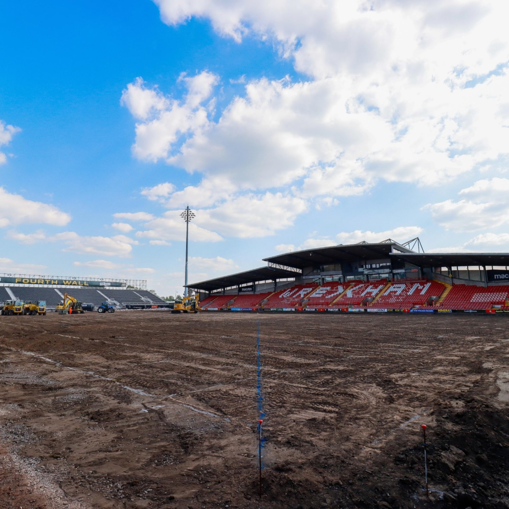 Wrexham AFC kicks off major pitch upgrade ahead of Championship ...