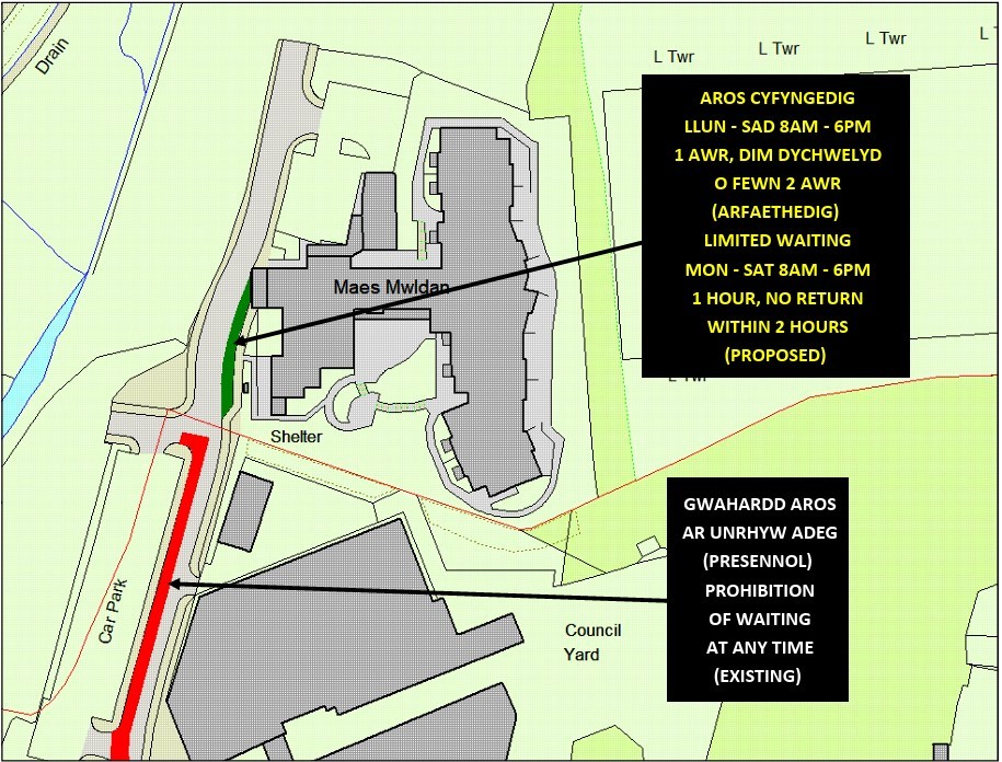 New limited waiting bay to replace unused bus stop in Cardigan - Herald ...